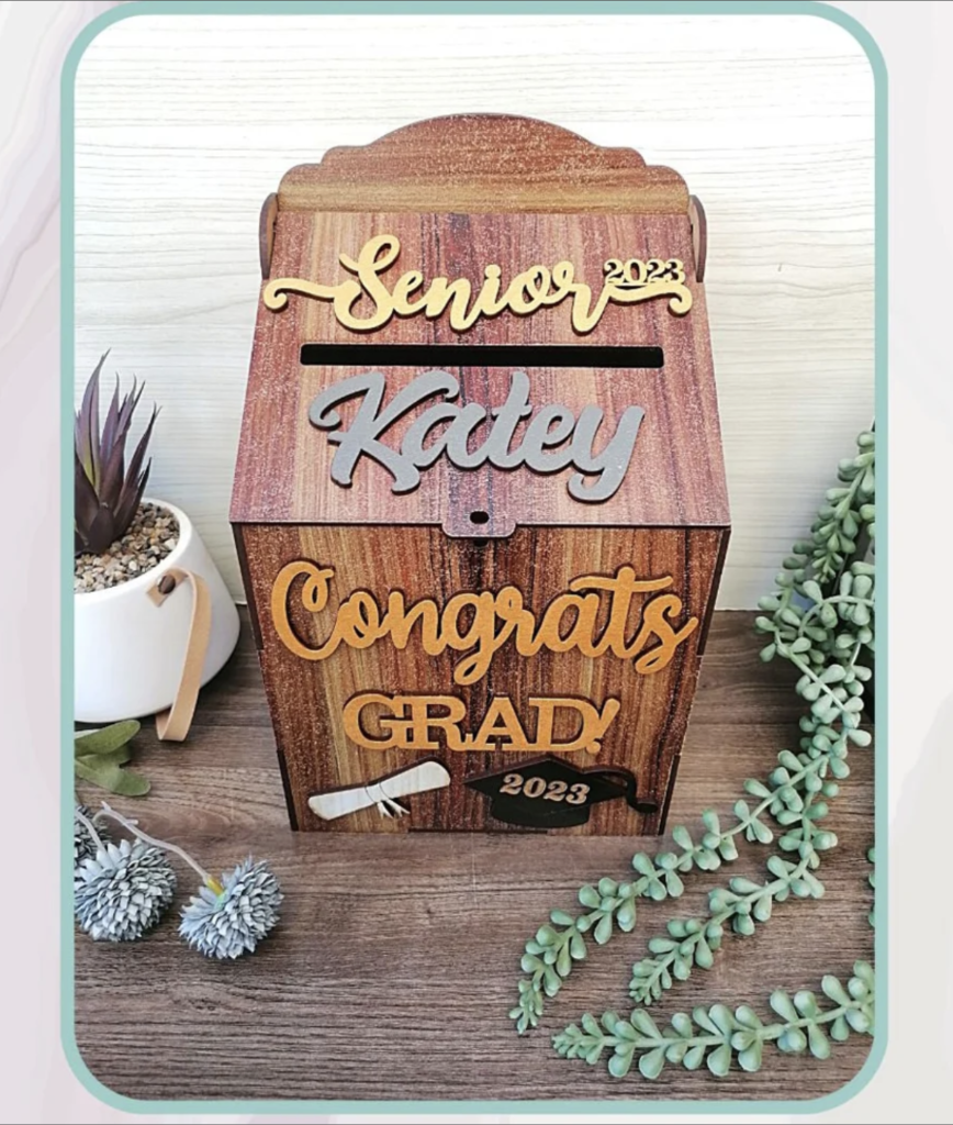 Custom Graduate Card Box - JC Boutique